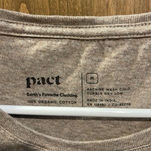 Pact | Tops | Pact Organic Cotton T Shirt | Poshmark